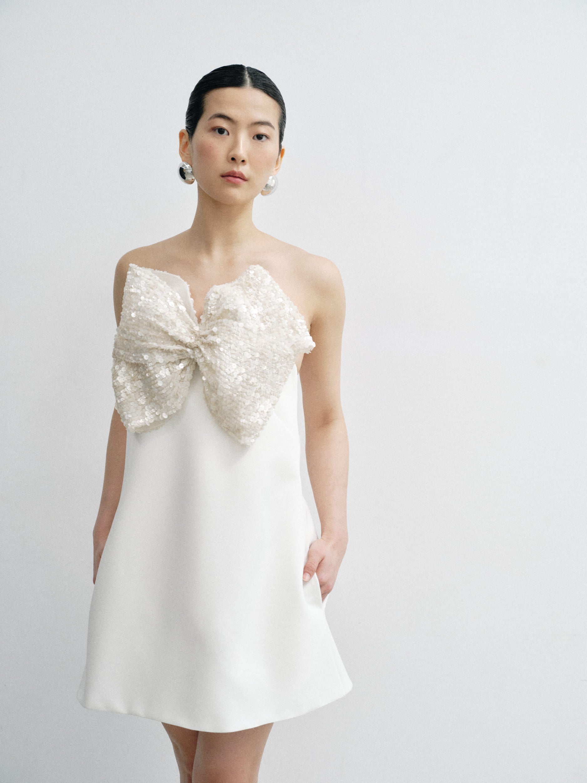 Kylie Dress and Paillete Bow | Sophie et Voilà